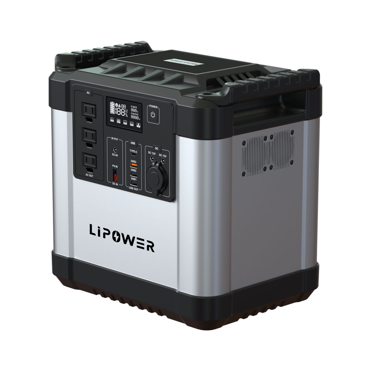 2000 Watt Solar Generator for Home Battery Backup Power Supply ...