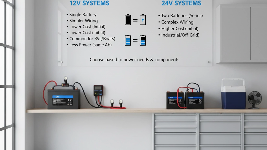 12V vs 24V Battery Comparison Which Suits Your Power Needs