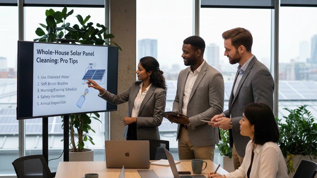 Hebben hele huis zonnegenerators reiniging van panelen nodig