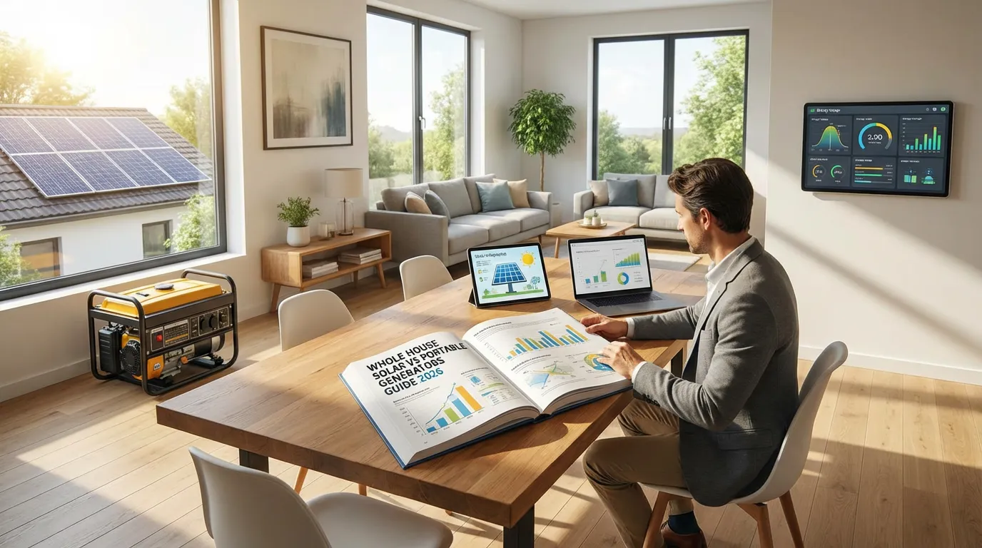 Whole House Solar vs Portable Generators Honest Guide