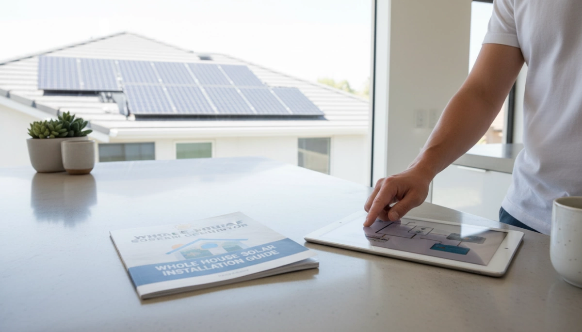 How to Install a Whole House Solar Generator System