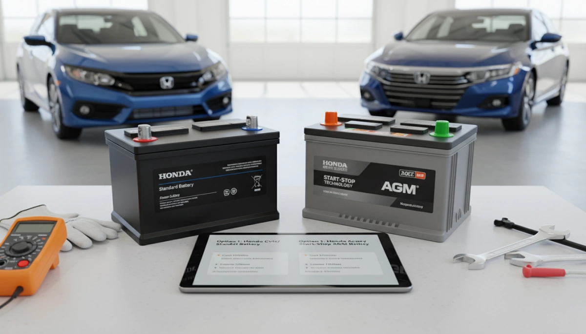 Honda Civic & Accord Start-Stop Battery: AGM vs Solid-State 2026